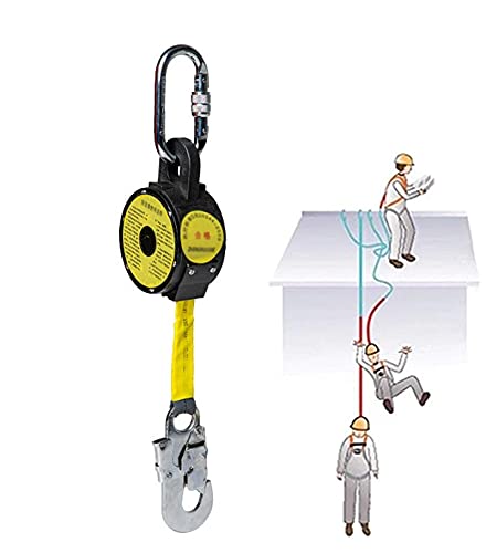 Amazon.com: Portable Self Retracting Lifeline Fall Restraint Device ...