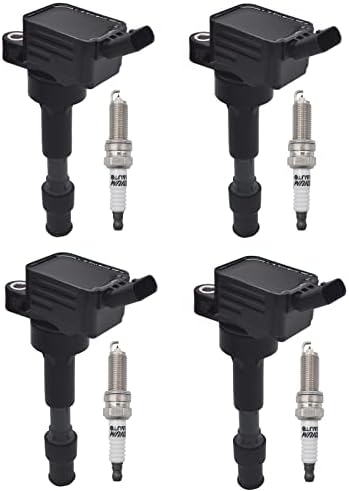 Ignition Coil Pack Set of 4Pcs Replacement for Hyundai Elantra Sonata ...