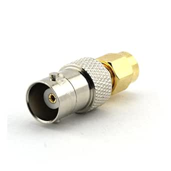 Amazon.com: Maxmoral 2PCS BNC Female to SMA Male Connector RF Coax Coaxial Adapter : Electronics