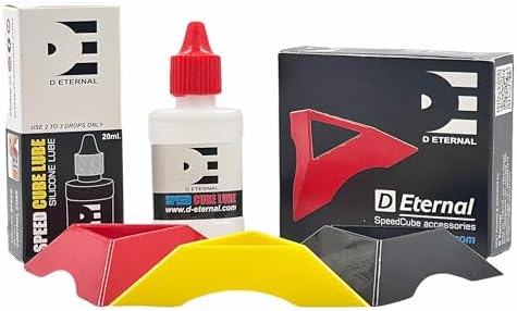 D Eternal Speed Cube Puzzle Accessories Combo Set of Cube Lube Oil Cube ...