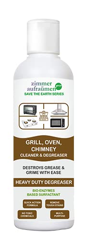Zimmer Aufraumen Pro Grill, Oven, Chimney Cleaner & Degreaser 450ml Bio Enzymes Based Surfactant ...