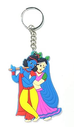 MJ Ragav Singal Said Cute Romantic Lord Radha Krishna Keychain For Car ...