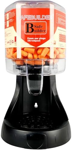 Amazon.com: SAFEBUILDER SNR 38dB Ear Plugs Dispenser with 500pcs Foam ...