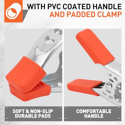 Snapklik.com : HORUSDY 8-Piece 4 Inch Spring Clamp