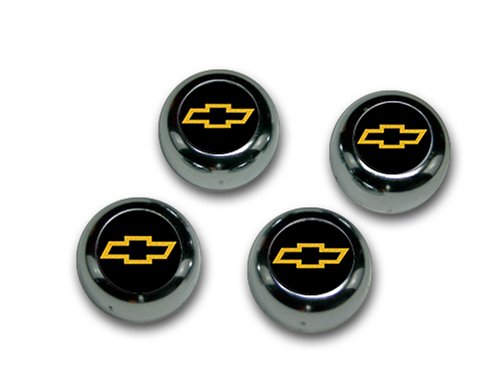 Chevy-Gold ABS Chrome Snap Caps : Amazon.in: Car & Motorbike