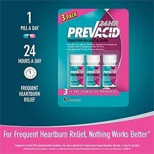 Amazon.com: Prevacid 24hr Capsules 42ct each (Pack of 3) = 126 Capsules ...