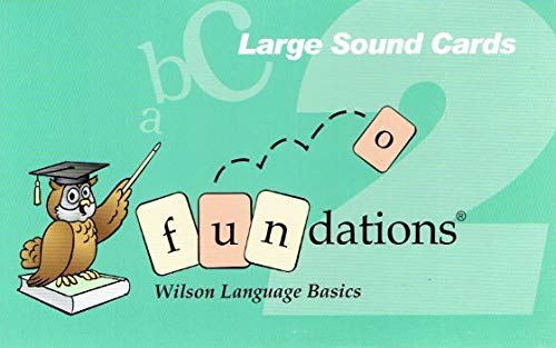 Wilson Language Basics: Fundations Large Sound Cards 2, 9781567782448 ...