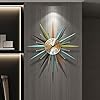 Amazon.com: Mlida 22 Inch Mid-Century Style Metal Crystal Wall Clock ...