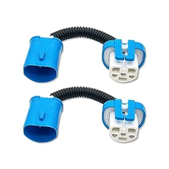 Amazon.com: DAMA 9004 to 9007 Bulb Socket Adapter Wire Harness ...