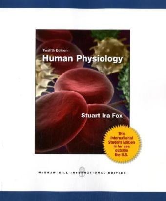 By Stuart Ira Fox: Human Physiology Twelfth (12th) Edition: -Author ...