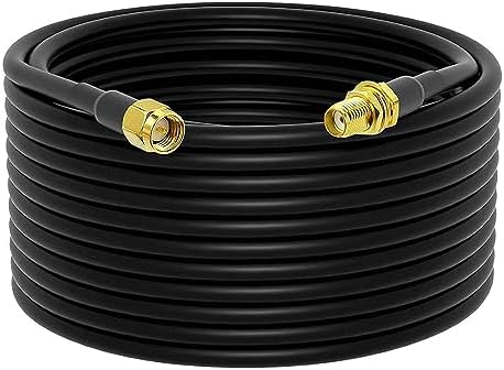 NETBOON SMA Male Female RG 58 Extension Cable | 50 Ohm SMA Female to SMA Male Coaxial Jack Cable ...