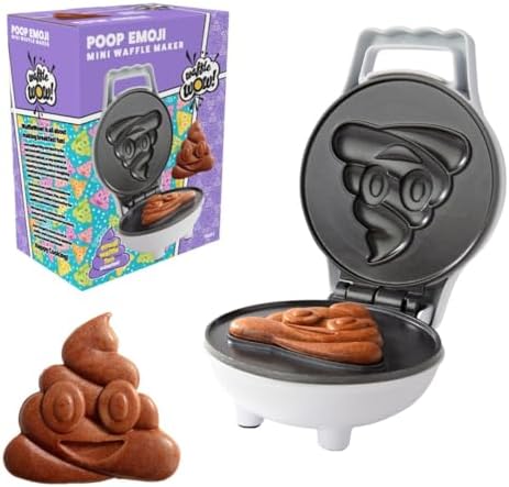 Amazon.com: Emoji Poop Mini Waffle Maker- Breakfast Fun for Kids w Cute ...