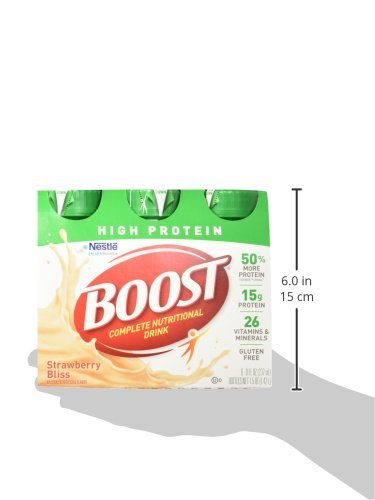 Boost High Protein Nutritional Drink Creamy Strawberry 8 fl oz Bottle ...