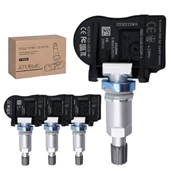 Amazon.com: ATURMC Set of 4 TPMS Sensor Tire Pressure Monitoring Sensor 433MHz Compatible with ...