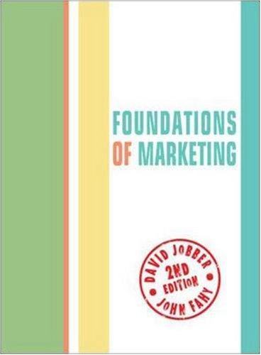 Foundations of Marketing: David Jobber,John Fahy: 9780077109189: Amazon ...