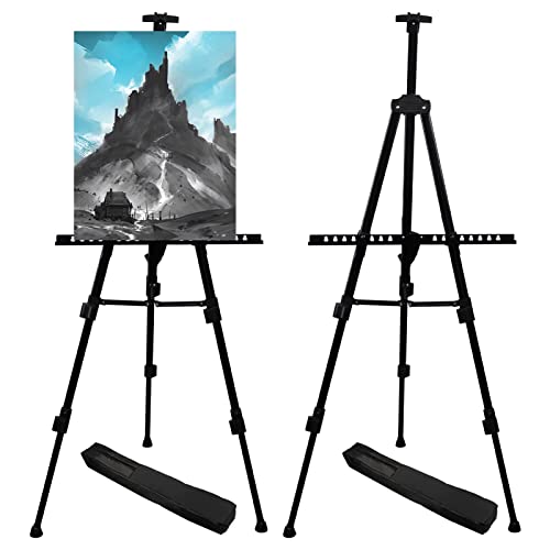 Snapklik.com : 72Inches Double Tier Display Easel Stand, Metal Material ...
