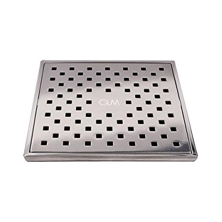 QM Square Shower Drain, Grate made of Stainless Steel Marine 316 and ...