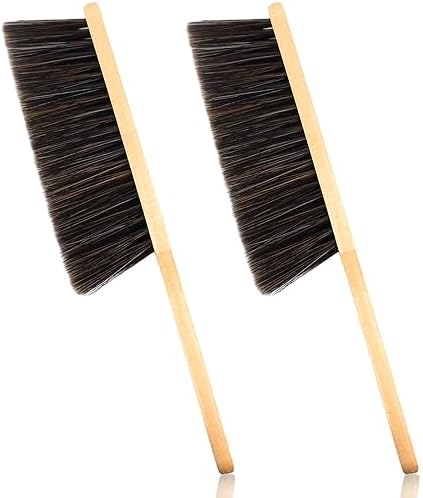 Amazon.com: 2 Pieces Dust Brush Hand Broom Wooden Bench Brushes with ...