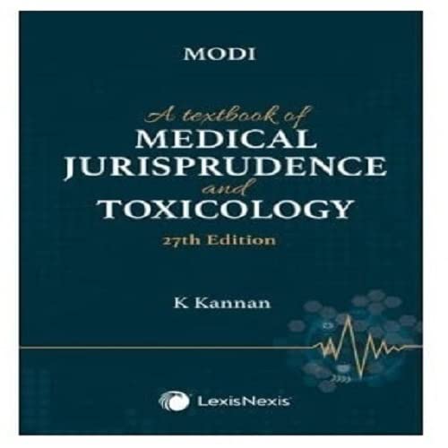 Buy A Textbook of Medical Jurisprudence and Toxicology 27th Edition ...