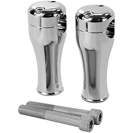 Amazon.com: TC Bros. 4" Chrome Springer Risers for 1" Diameter ...
