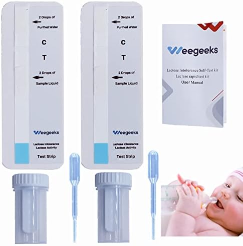 Amazon.com: 2Pcs Lactose Intolerance Test Strips at Home Lactase ...