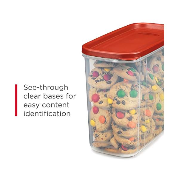 Rubbermaid Premium Modular Food Lids, Cereal Keeper, 2-Pack, 18-Cup ...