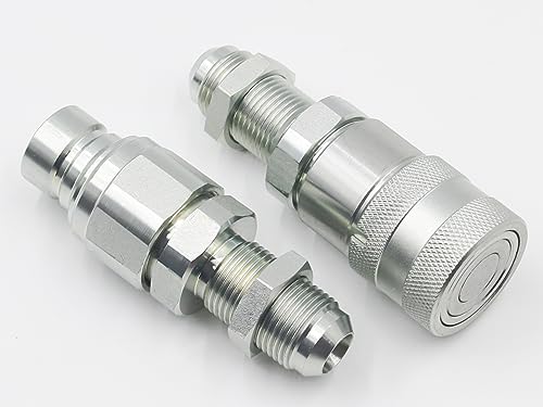 Snapklik.com : Flat Face Hydraulic Quick Connect Couplers 1/2 Body