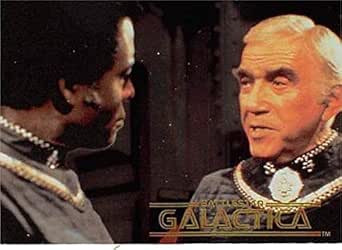 Commander Adama trading card Lorne Greene Battlestar Galactica foil ...
