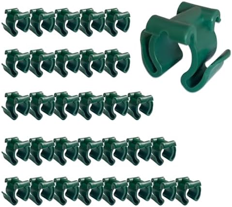 Amazon.com: EAGLE PEAK Plastic Greenhouse Shelf Clips for 0.63 inch ...