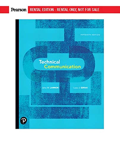 Amazon.com: Technical Communication [RENTAL EDITION]: 9780135203224 ...