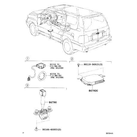 Toyota 86790-60020 Television Camera Assembly : Amazon.in: Electronics