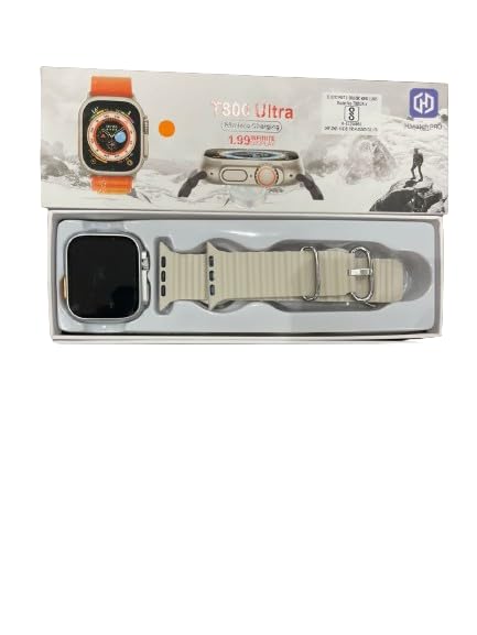 HI Watch PRO T800 Ultra Wireless Charging 1.99 Infinite Display (White ...