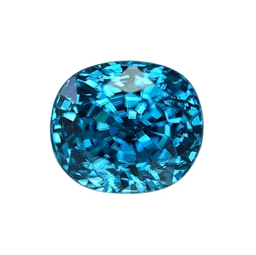RARE-GEMS Blue Zircon Gemstone 8.00 Ratti 7.25 Carat Jarkan Stone ...