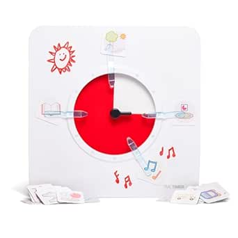 TIME Timer 8 inch Visual Timer with Visual Schedule Package - 60 Minute ...