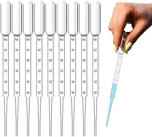 Laboratory dropper Pipette 3ML (Pasture Pipette) Pack of 50 : Amazon.in ...