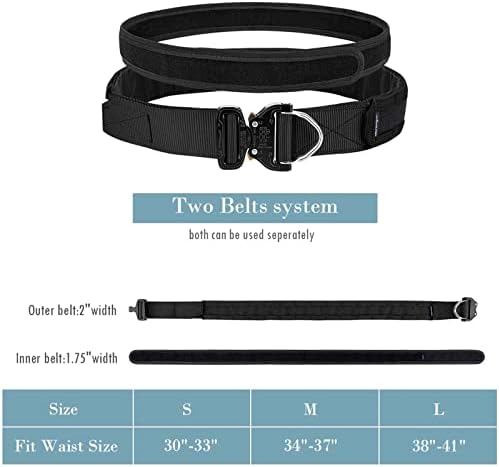 Amazon.com: Tactical Battle Belt 1.75" Cobra Buckle Molle Riggers Gun ...