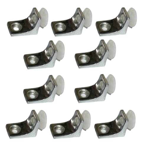 Buy HYDUR Glass Shelf Button Stainless Steel L Button Glass Shelf ...