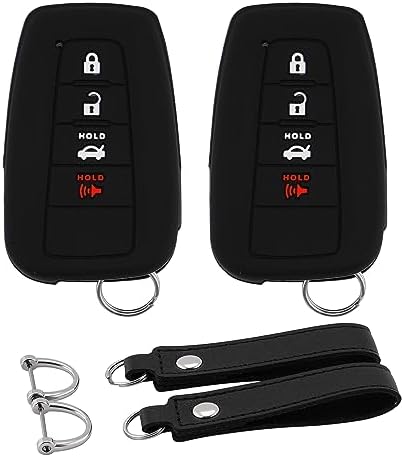 Amazon.com: EYANBIS Silicone Key Fob Cover Fit for Toyota 4Runner C-HR ...