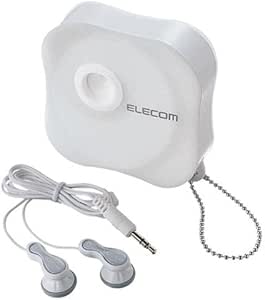 Amazon.co.jp: ELECOM EHP-700WH Earbuds Earphones with Speaker (White ...