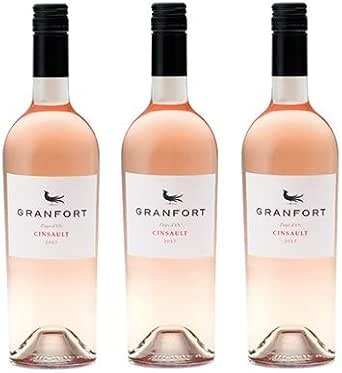 Granfort Rosé de Cinsault, Pays d’Oc, Case of 3 Bottles : Amazon.co.uk ...