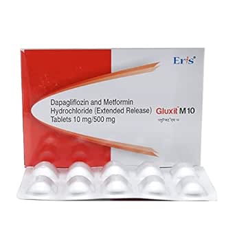Gluxit M 10 - Strip of 10 Tablets : Amazon.in: Health & Personal Care