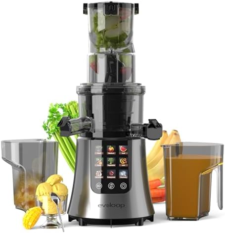 Amazon.com: Cold Press Juicer Machines, 2-in-1 Masticating Juicer for ...