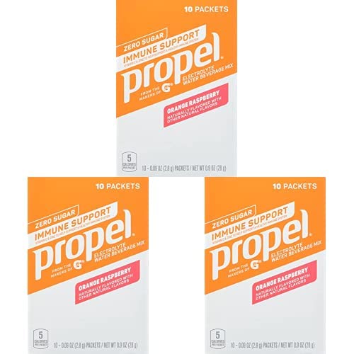 Amazon.com : Propel Immune Support Powder Orange Raspberry (Pack of 3 ...