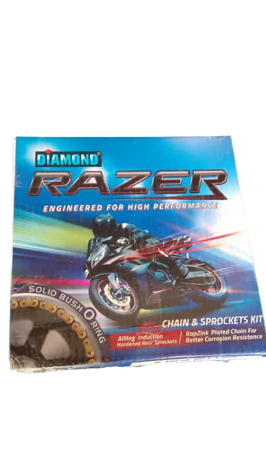 Diamond RAZER Chain & Sprocket Kit : Amazon.in: Car & Motorbike