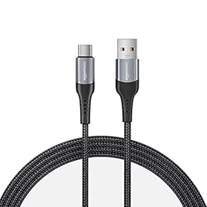 amazon basics Braided 3A Usb A To Usb Type C Fast Charging Usb Cable ...