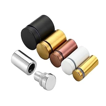 2-5pcs Advertising Screws Black Stainless Steel Sign Standoff Screw ...