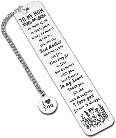Amazon.com: Mothers Day Bookmark Gifts from Daughter Son Mom Birthday ...