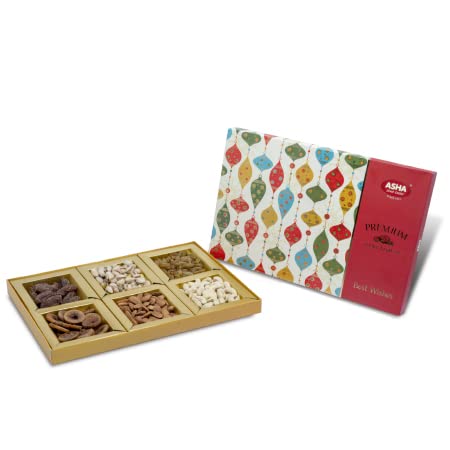 Asha Premium Dry Fruit Box | 600gms : Amazon.in: Grocery & Gourmet Foods