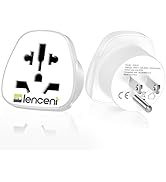 Amazon.com: LENCENT 2 Pack Europe to US Plug Adapter,European to USA ...