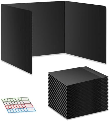 Amazon.com : 24-Pack Desk Dividers for Students, Duranble & Waterproof ...